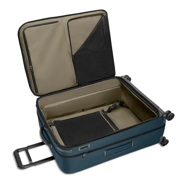 Briggs & Riley Expandable Spinner Checked Bag - Ocean