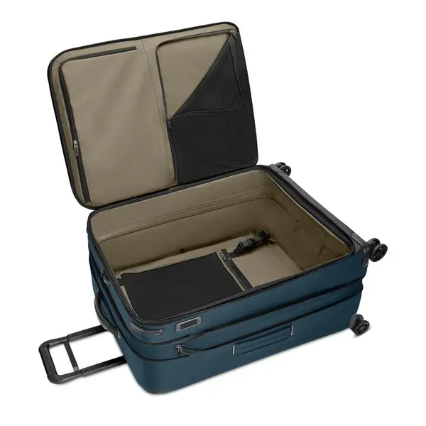 Briggs & Riley Expandable Spinner Checked Bag - Ocean