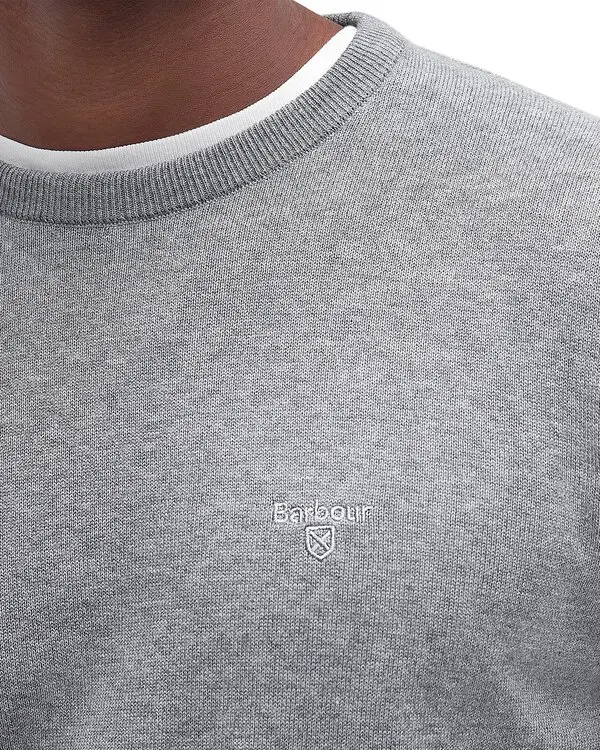 Barbour Slim Fit Crewneck Sweater - Grey
