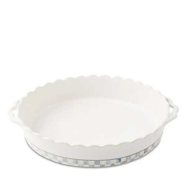MACKENZIE-CHILDS Sterling Check Everyday Large Oval Baker - No Color