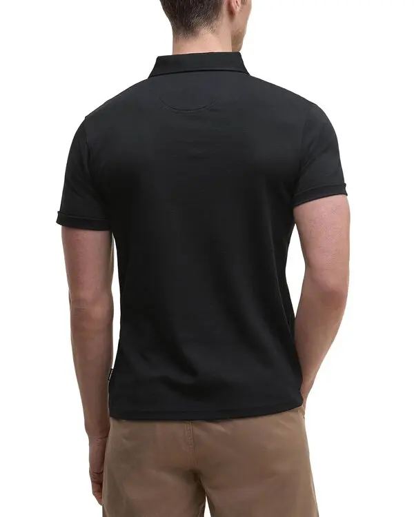 Barbour Premium Short Sleeve Corpatch Polo Shirt - Black
