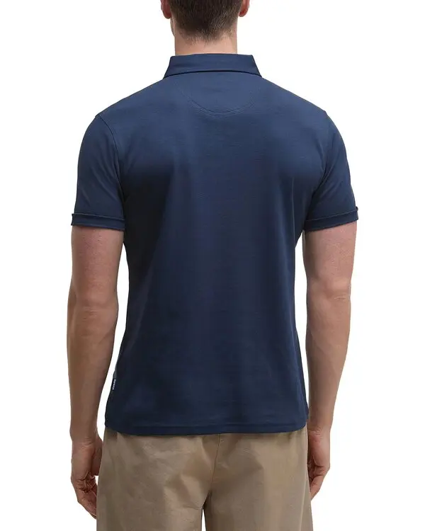 Barbour Premium Short Sleeve Corpatch Polo Shirt - Navy