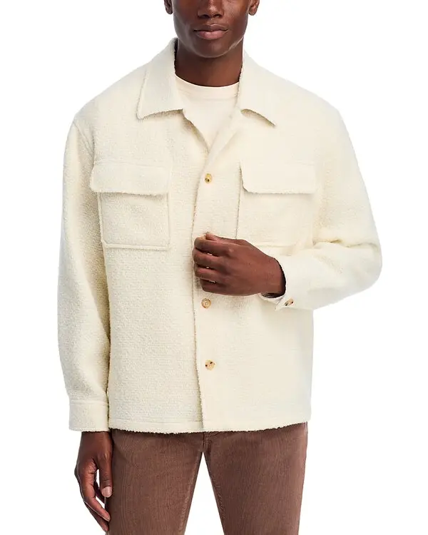 FRAME Tweed Overshirt - Warm White