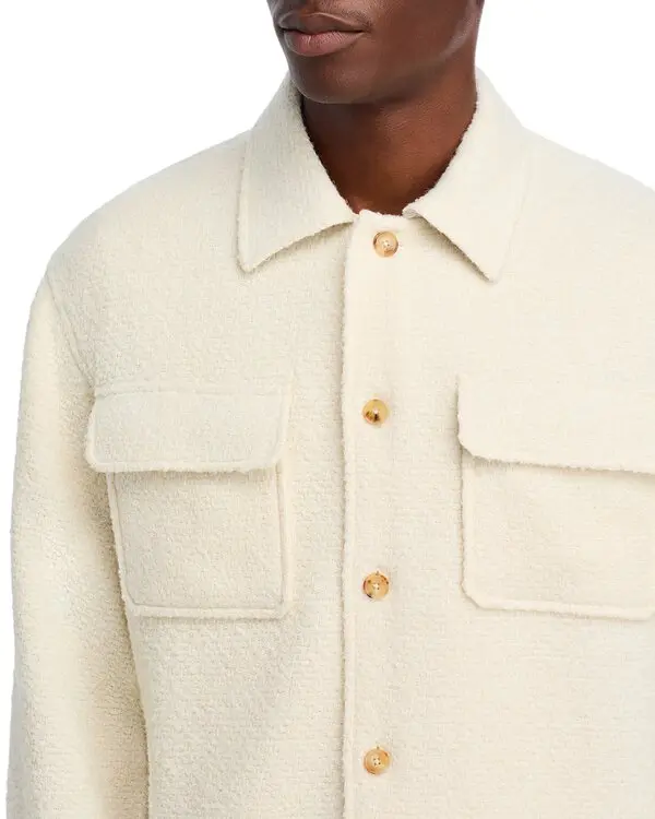 FRAME Tweed Overshirt - Warm White