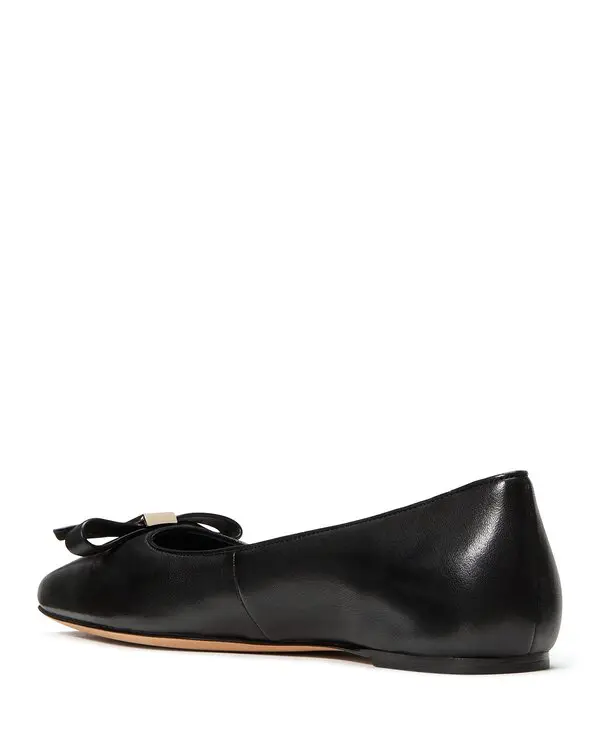 Kate Spade New York Deco Bow Ballet Flats - Black