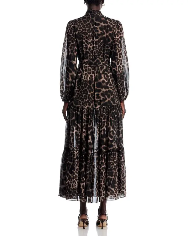 Kobi Halperin Baird Tie-neck Maxi Dress
