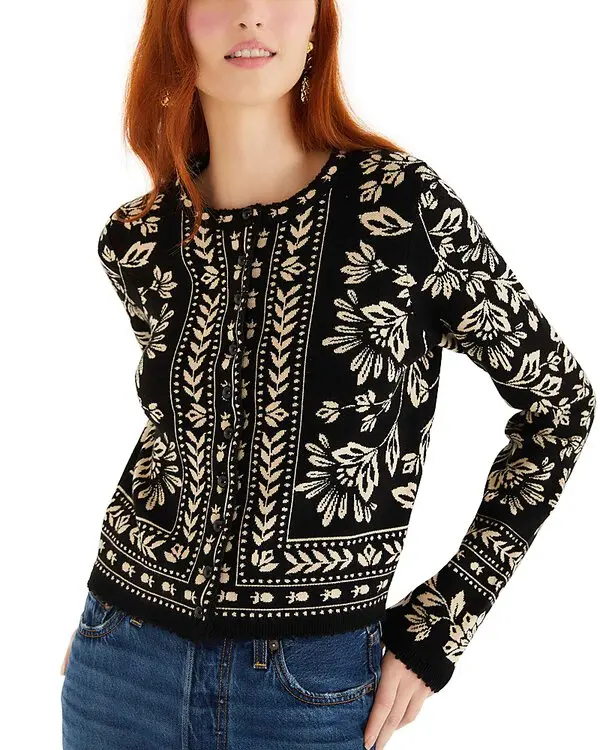 Farm Rio Floral Print Cardigan