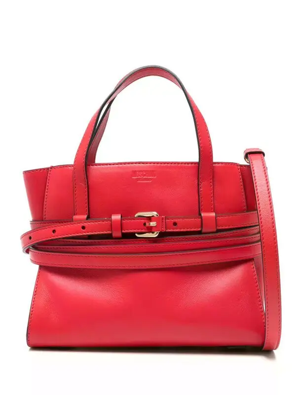 Moschino Small Tie Me Tote - Red