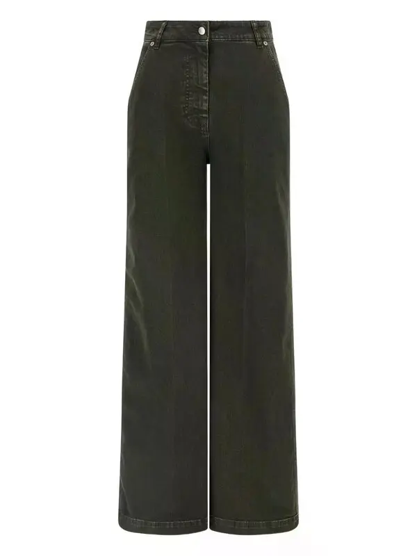 NUDE Creased Wide-leg Jeans
