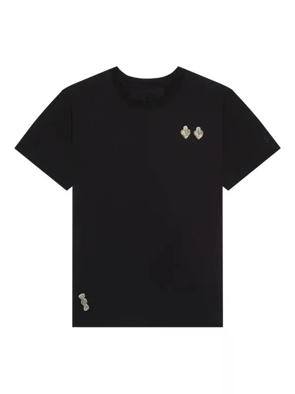 Givenchy Heart-detail T-shirt - Black