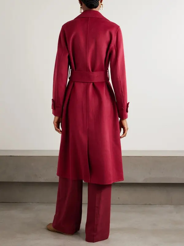 JOSEPH Arline Belted Wool And Cashmere-blend Coat