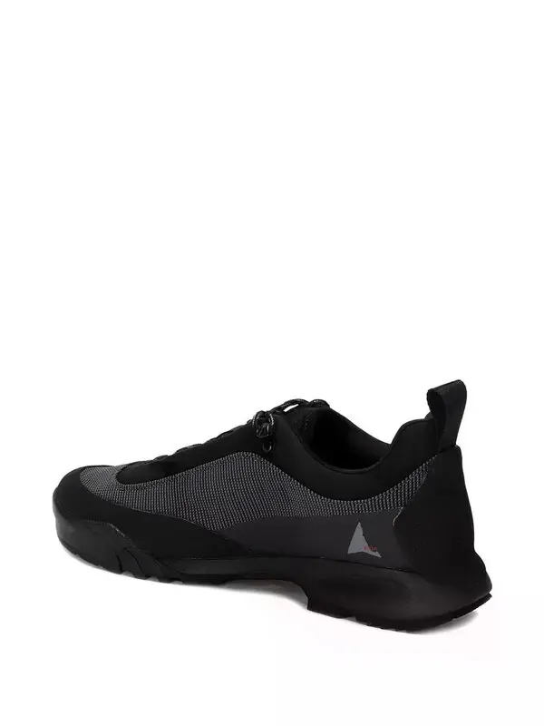 ROA Cingino Embroidered-logo Sneakers - Black