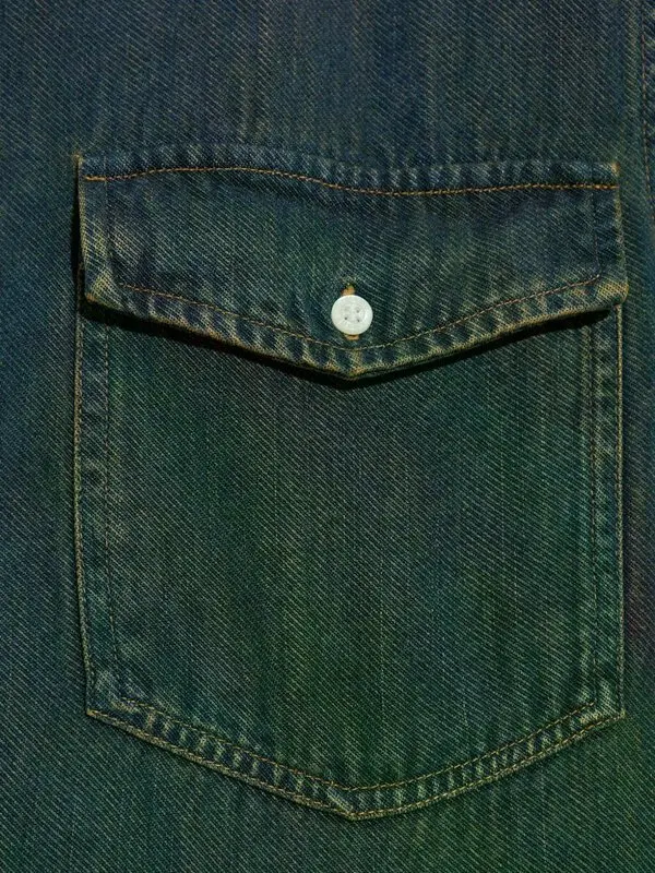 SAMSOE SAMSOE Chest-pocket Denim Shirt