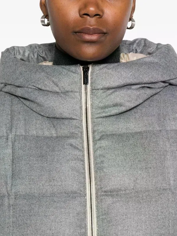 Peserico Quilted Hooded Coat