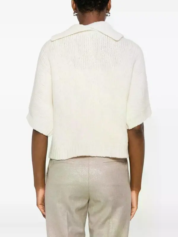 Peserico Turtleneck Short Sleeve Top