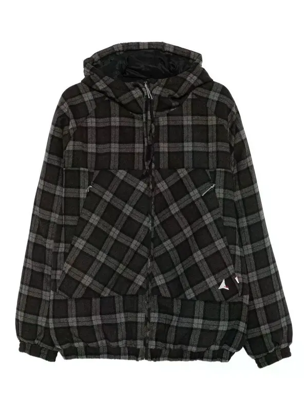 ROA Checked Hooded Jacket