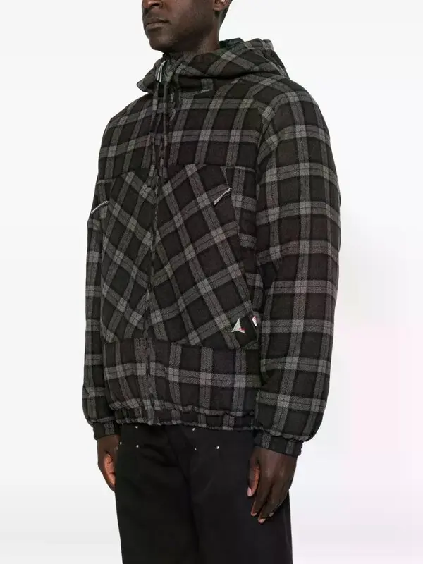 ROA Checked Hooded Jacket