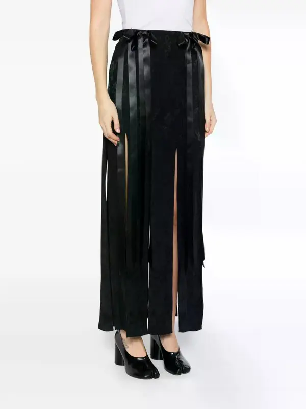 Simone Rocha Bow-accented Midi Skirt