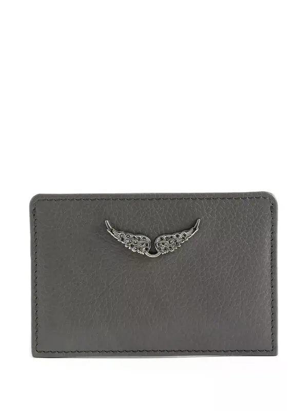 Zadig&Voltaire Leather Cardholder - Grey