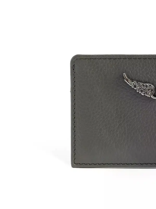 Zadig&Voltaire Leather Cardholder - Grey