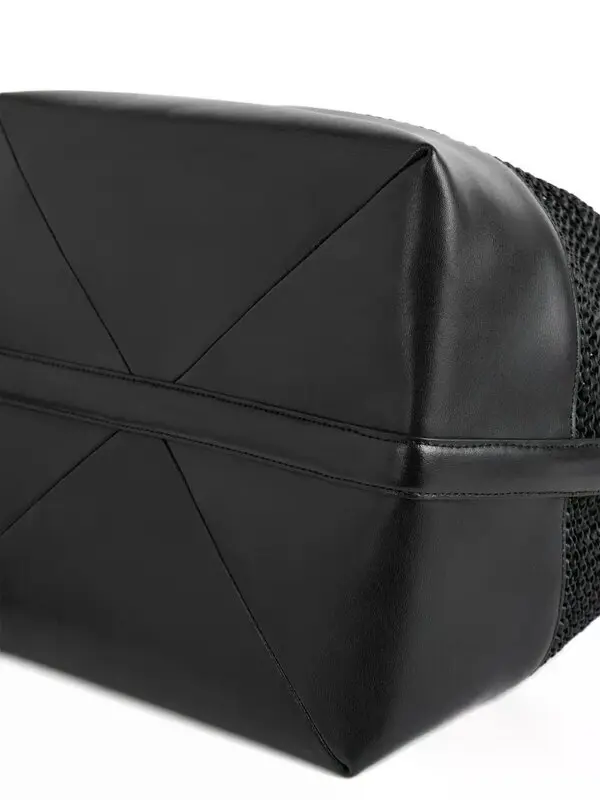 TOTEME Belted Woven Tote Bag