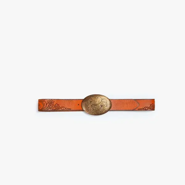 Mother The Ranch Rope Leather Belt - Brown | Editorialist display picture 3
