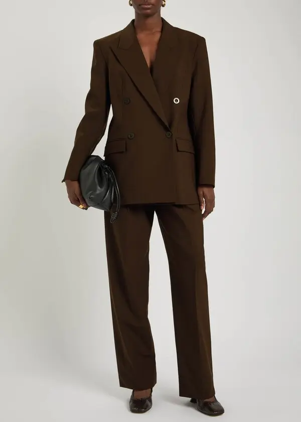 ESSE STUDIOS Onus Double-breasted Woven Blazer