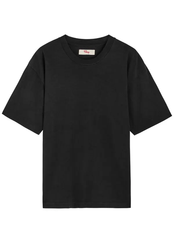 CHERRY LOS ANGELES Cherry Motors Classic Printed Cotton T-shirt - Black