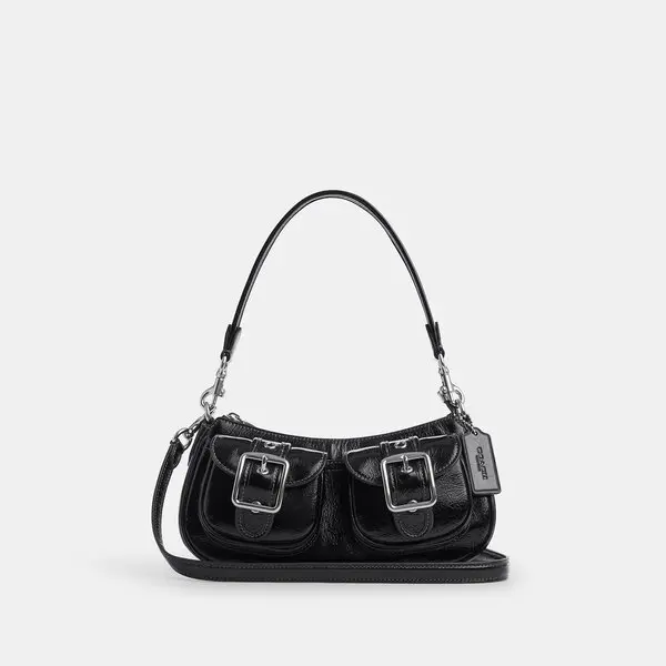 COACH OUTLET Ashton Bag In Glazed Leather - Silver/black