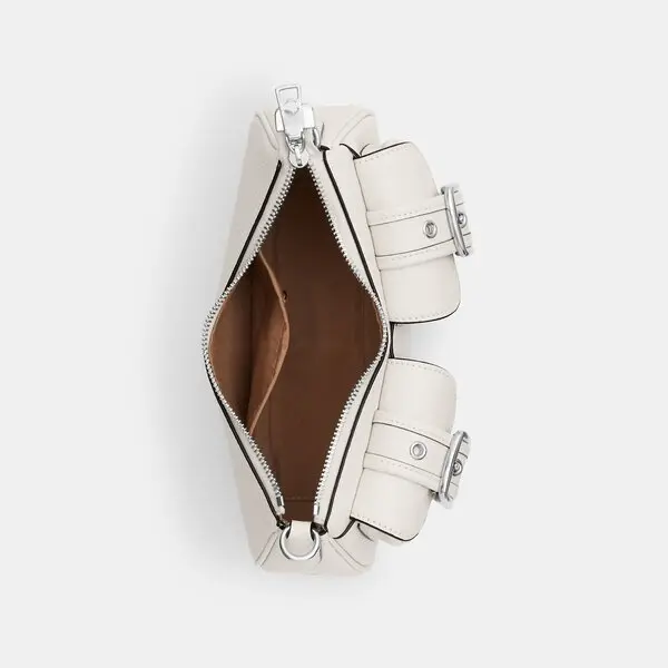 COACH OUTLET Ashton Glazed Leather Bag - Silver/chalk