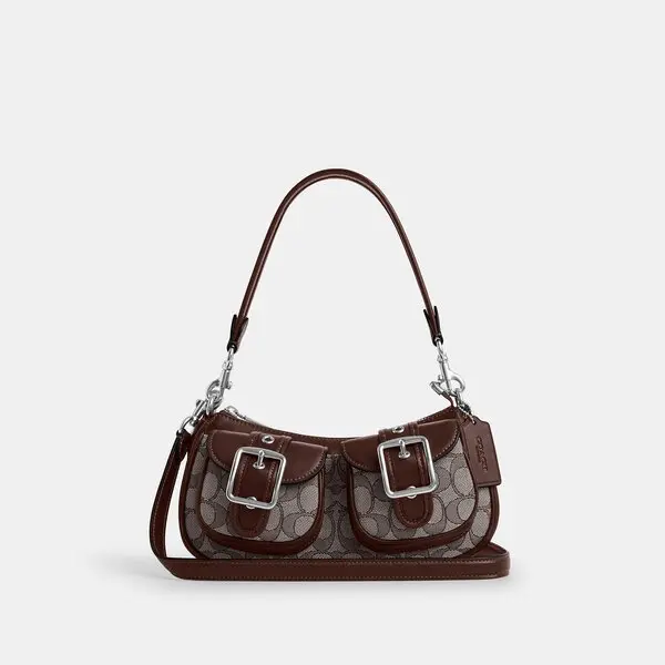 COACH OUTLET Coach® Ashton Bag In Signature Jacquard - Silver/oak/maple