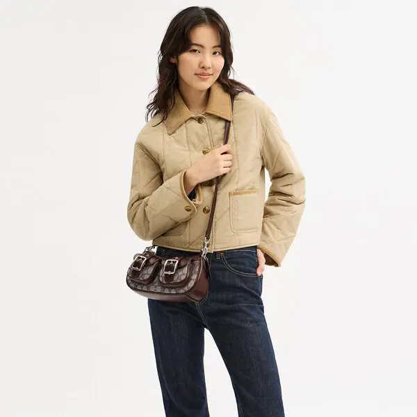 COACH OUTLET Coach® Ashton Bag In Signature Jacquard - Silver/oak/maple