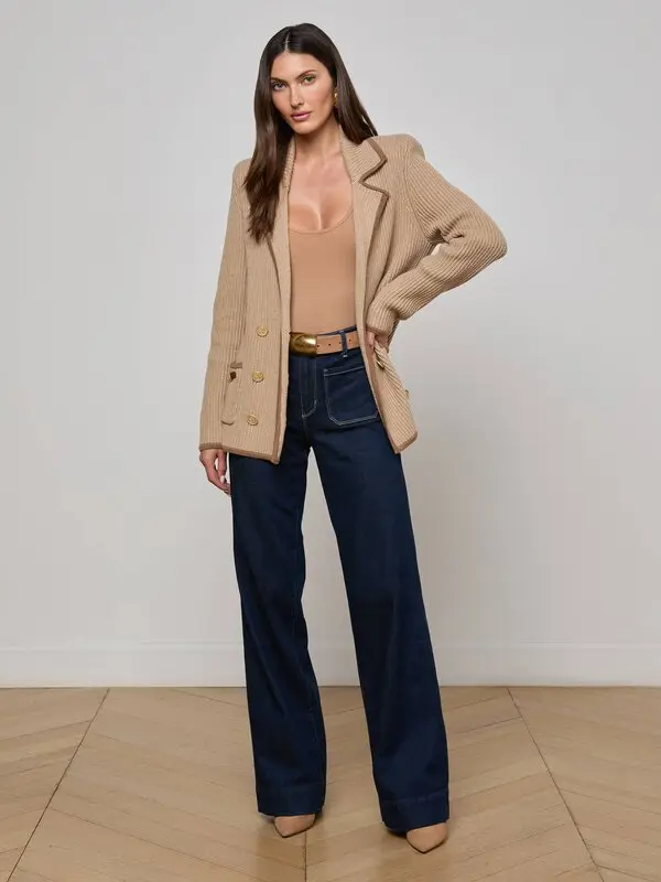 L'Agence Ranch Knit Blazer