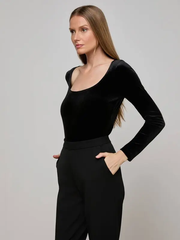 L'Agence Jelena Velvet Top