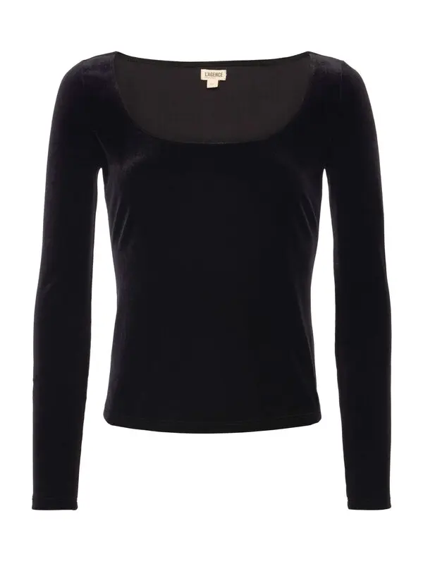L'Agence Jelena Velvet Top