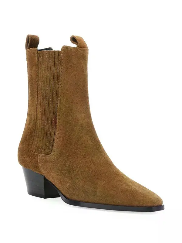 AeydĒ Pointed-toe Ankle Boots - Brown