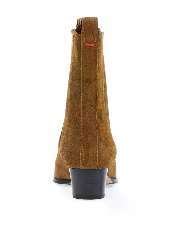 AeydĒ Pointed-toe Ankle Boots - Brown