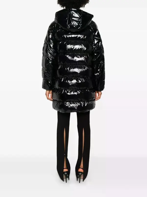 Pinko Hooded Quilted Coat