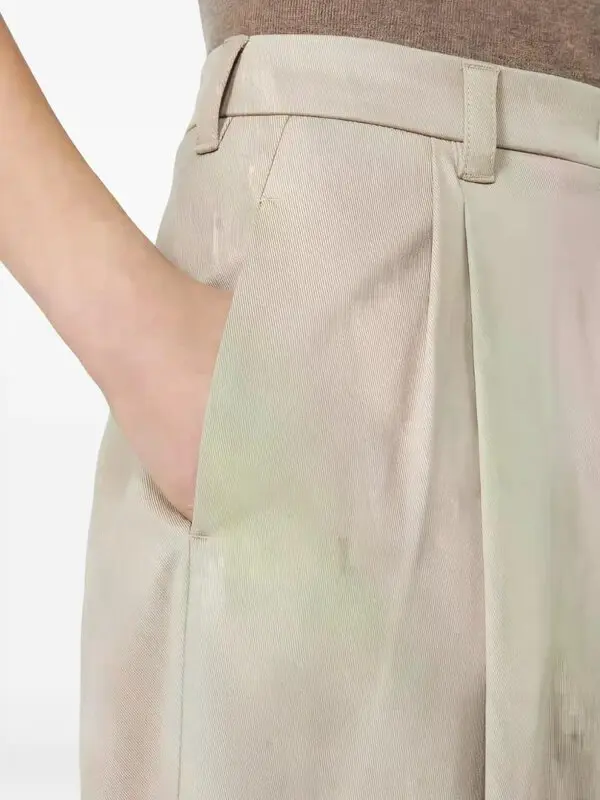 Max Mara Pleated Wide-leg Trousers - Neutrals