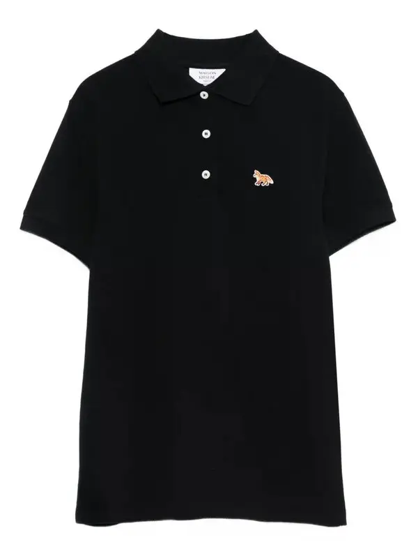 Maison Kitsuné Fox Patch Short Sleeve Polo