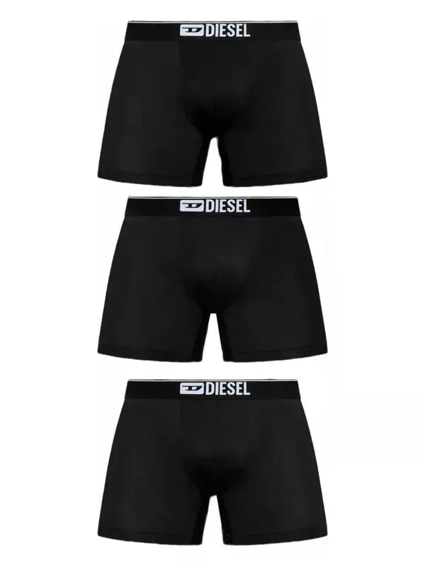 DIESEL® Logo-detail Boxer Shorts - Black