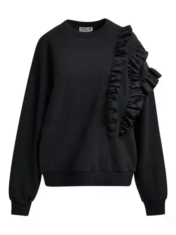 Essentiel Antwerp Ruffle-detail Sweatshirt