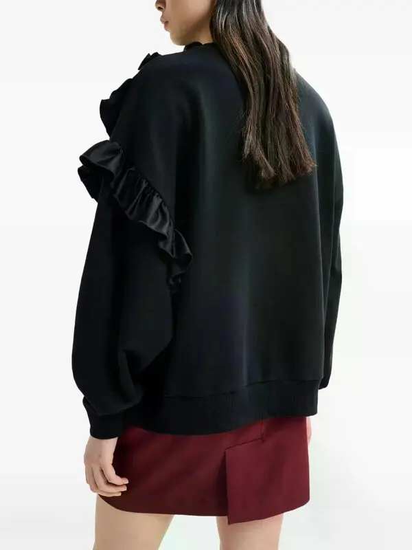 Essentiel Antwerp Ruffle-detail Sweatshirt