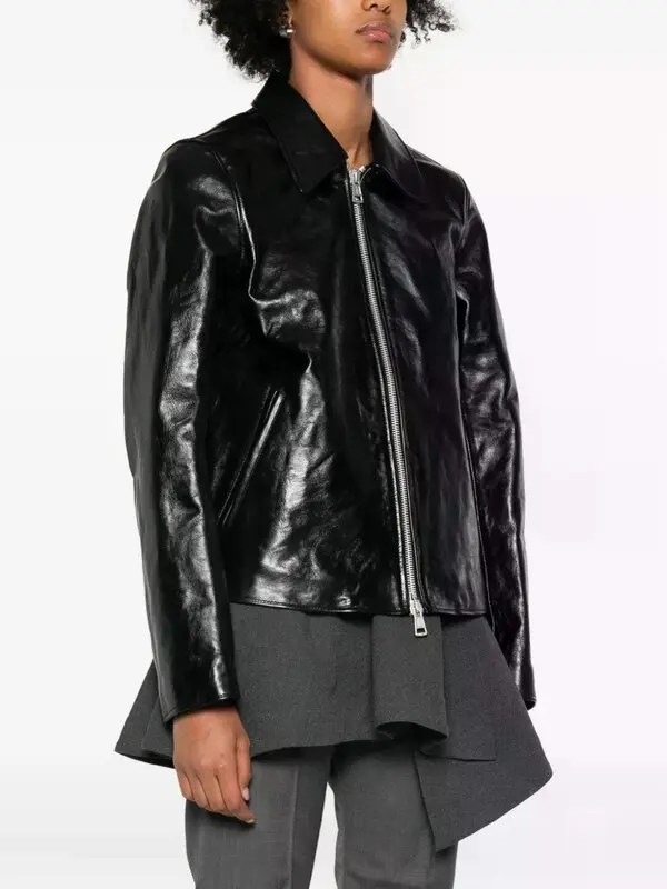 Our Legacy Leather Zip-front Jacket