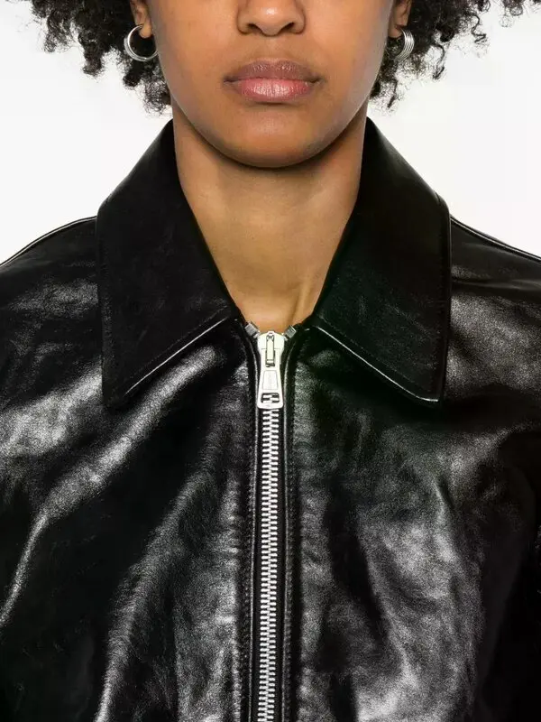 Our Legacy Leather Zip-front Jacket