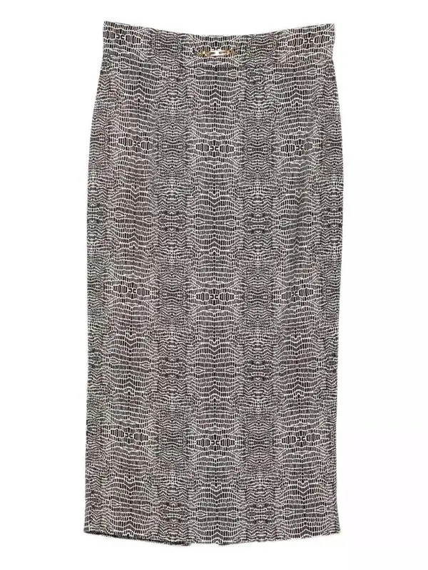 Elisabetta Franchi Printed Pencil Skirt