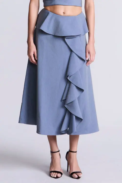 Bcbgmaxazria Cascade Midi Skirt