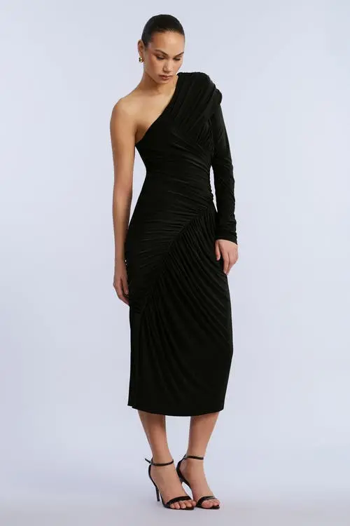 Bcbgmaxazria Jersey Midi Dress
