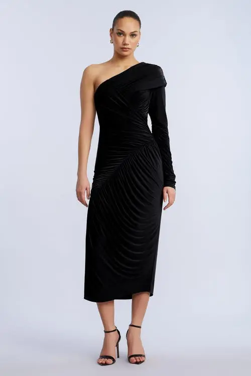 Bcbgmaxazria Jersey Midi Dress
