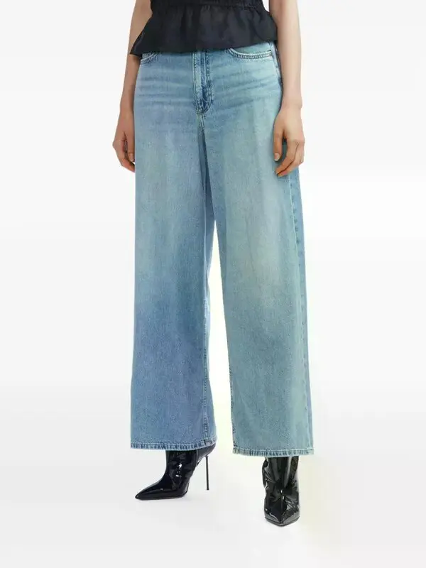 Rag & Bone Five-pocket Wide-leg Jeans